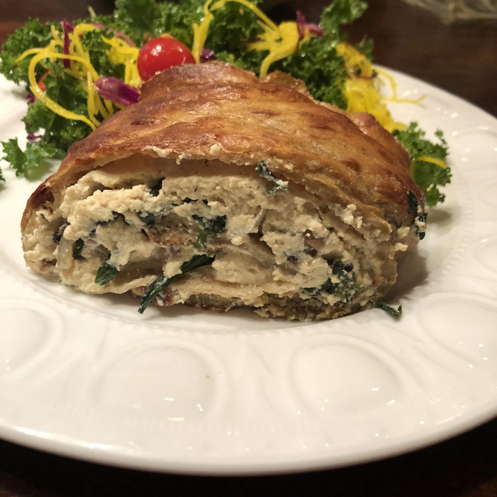 Stuffed Seitan Roulade | The Thinking Vegan